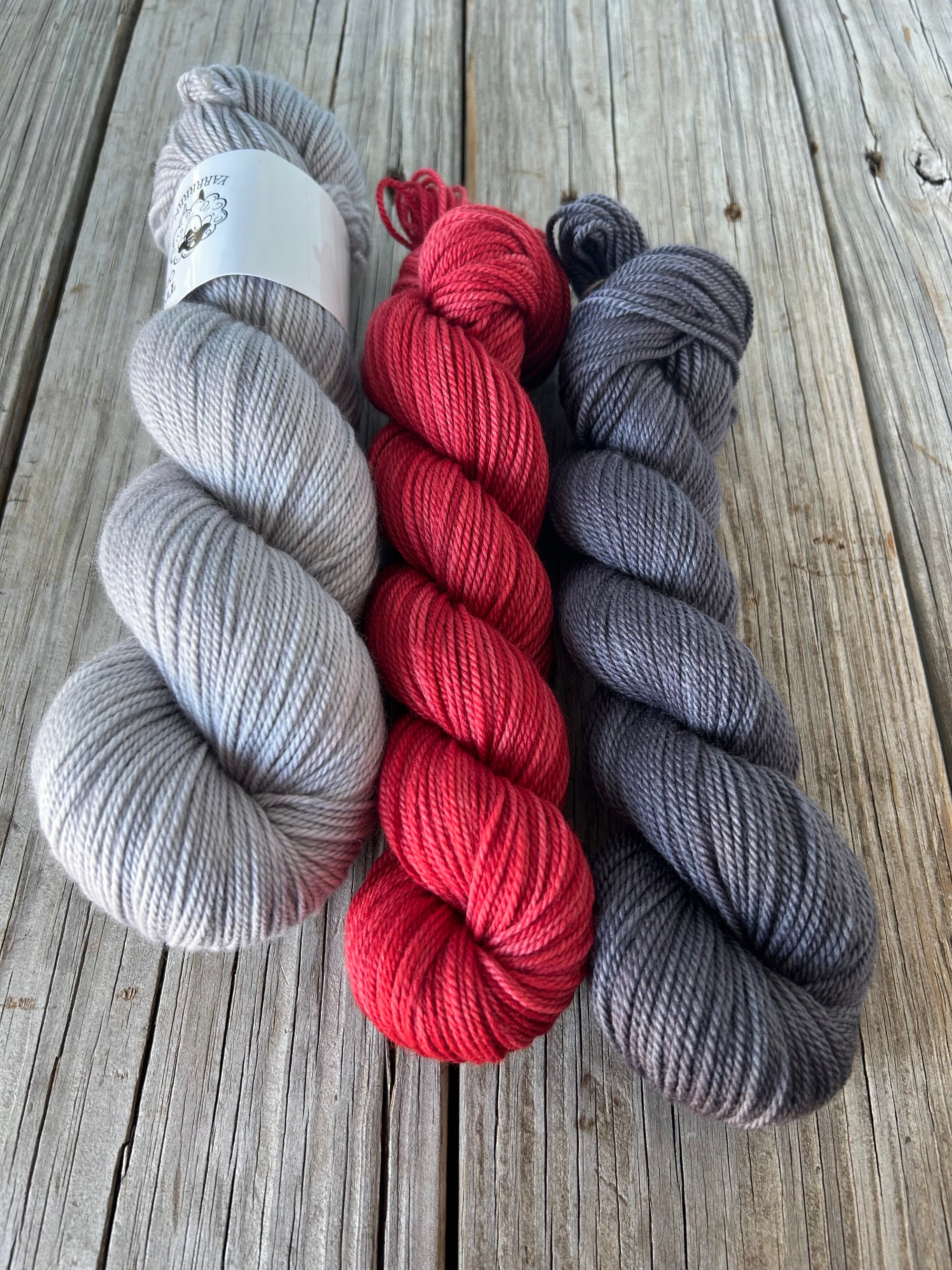 Fireside Bandana Kit, KITH KAL, Knit A Long, sport weight yarn cowl ...